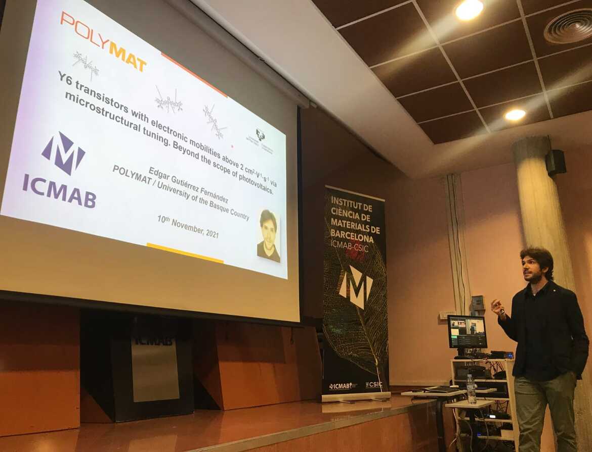 Edgar´s seminar at ICMAB-CSIC (Barcelona) | Jaime Martín, PhD